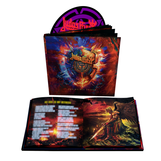 Invincible Shield | DELUXE HARDCOVER CD (3 BONUS TRACKS) | Judas Priest ...
